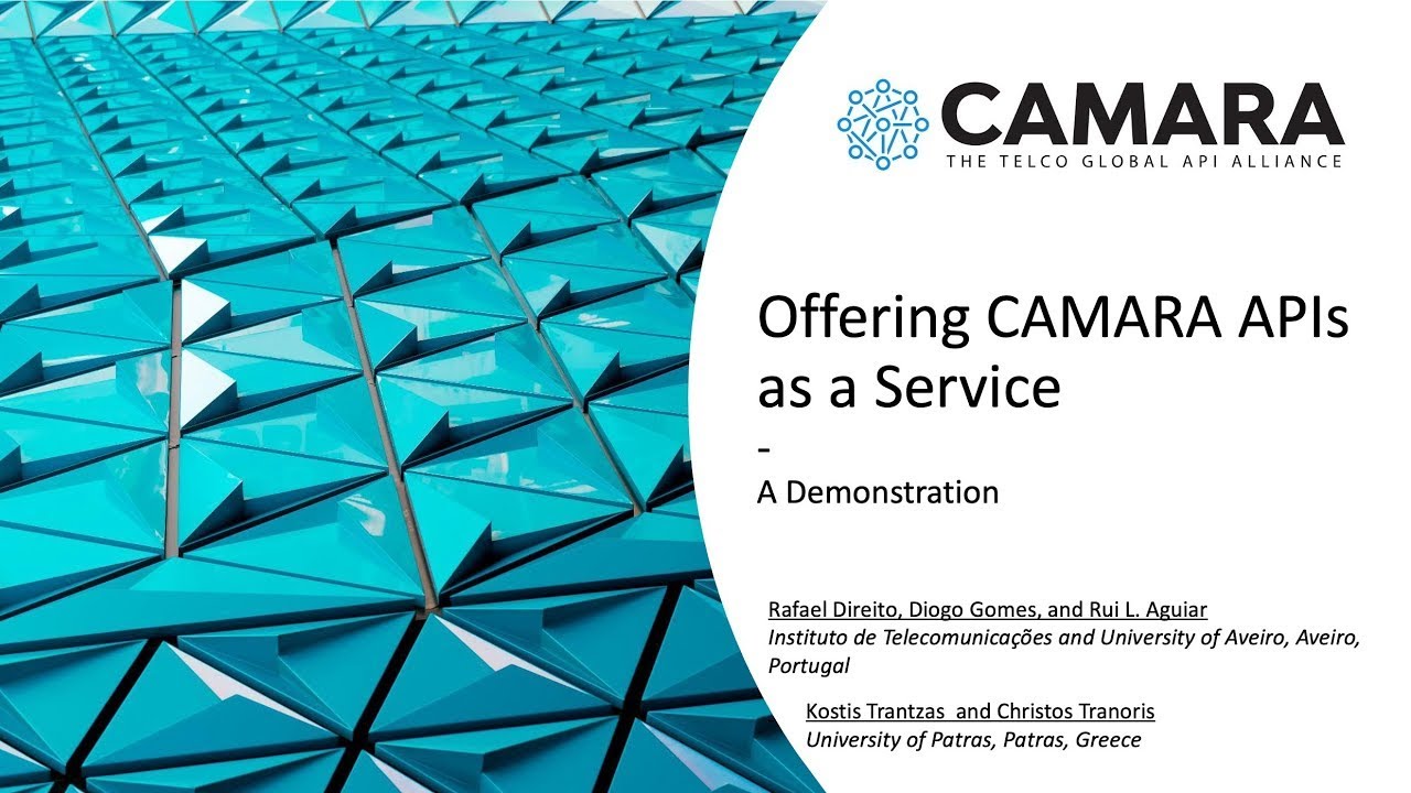 Offering CAMARA APIs as a Service - TelcoFutures.net